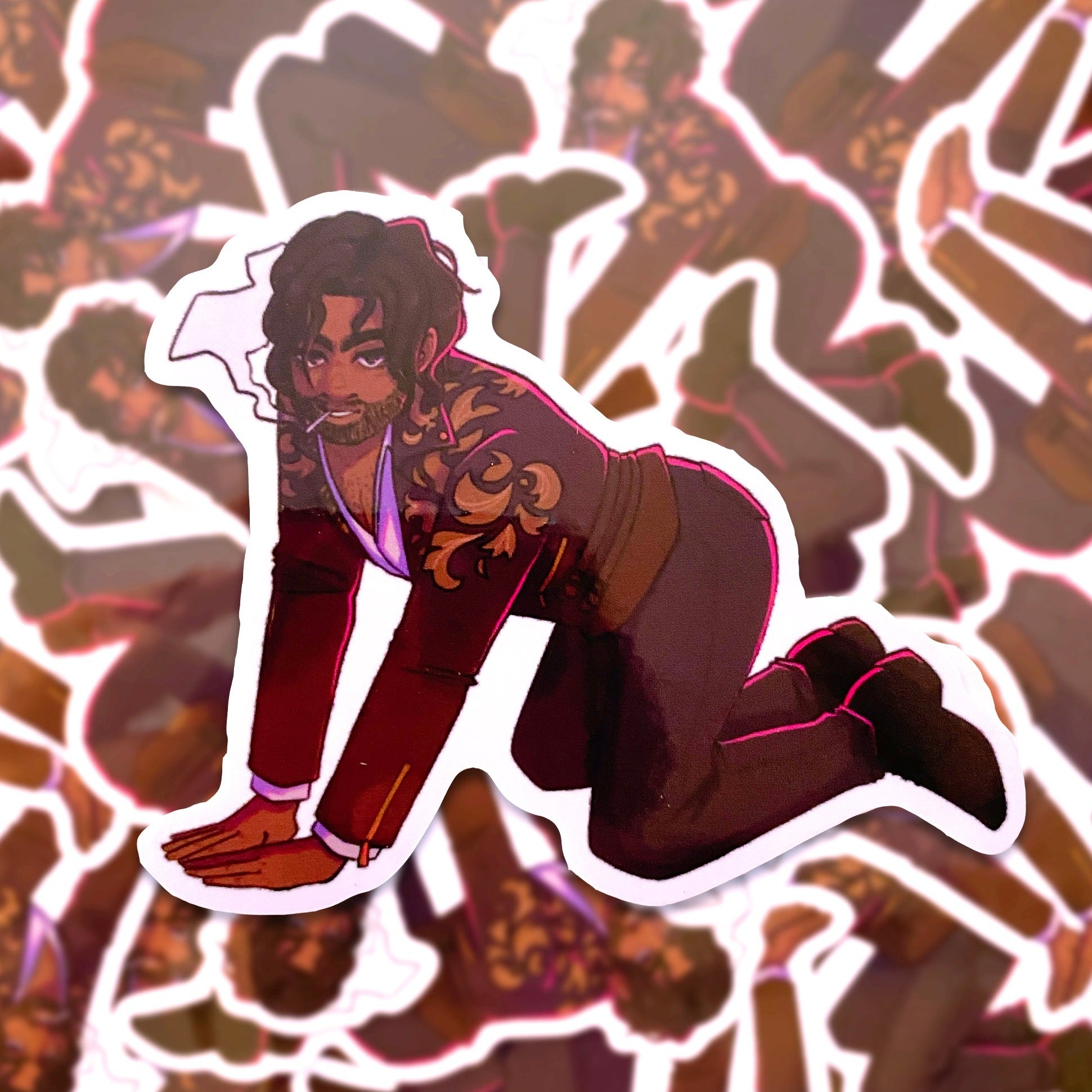 Resident Evil LUIS BABYGIRL - 3" vinyl sticker – GLITCHBAT