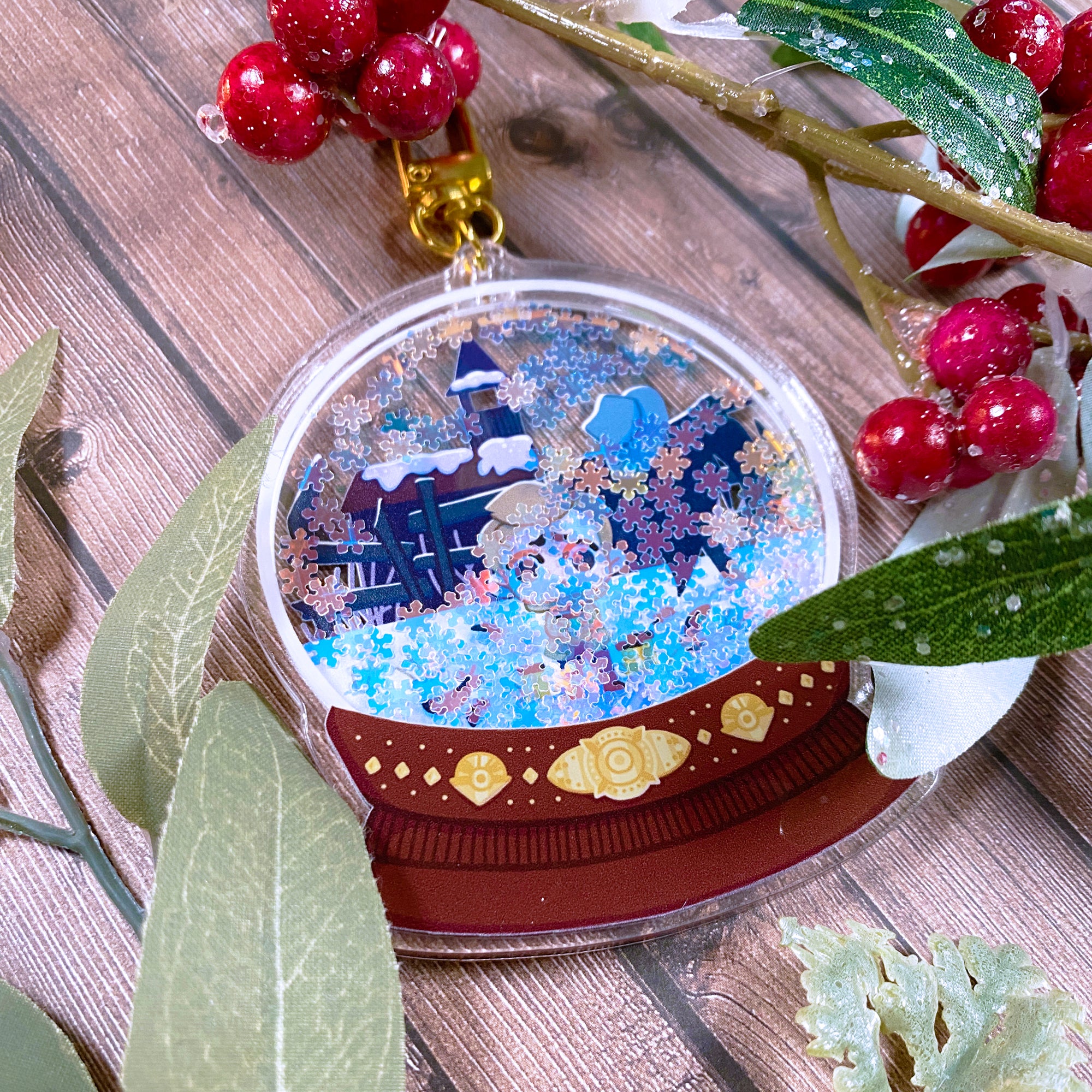 Resident Evil VILLAGE SNOWGLOBE - 3.5" shaker charm – GLITCHBAT